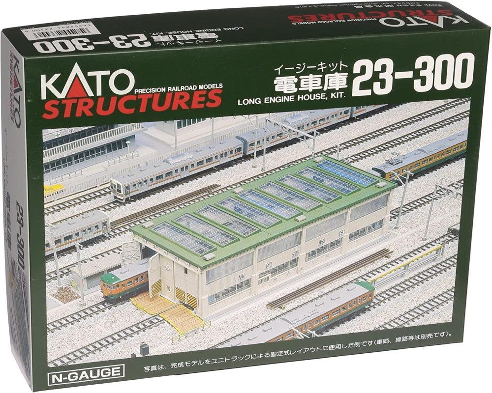 Kato 23-300 N Scale Long Engine House Kit UniTrack – Island Hobby Nut