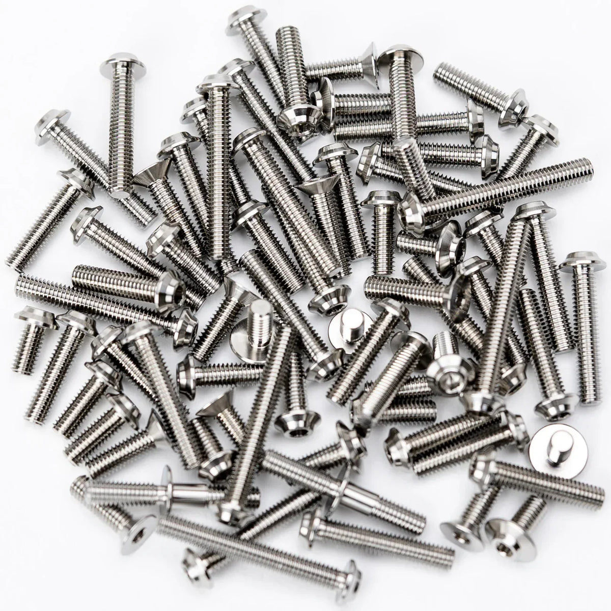 1up Racing Pro Duty Titanium Upper Screw Set - Exotek F1 Ultra R5 / CW ...
