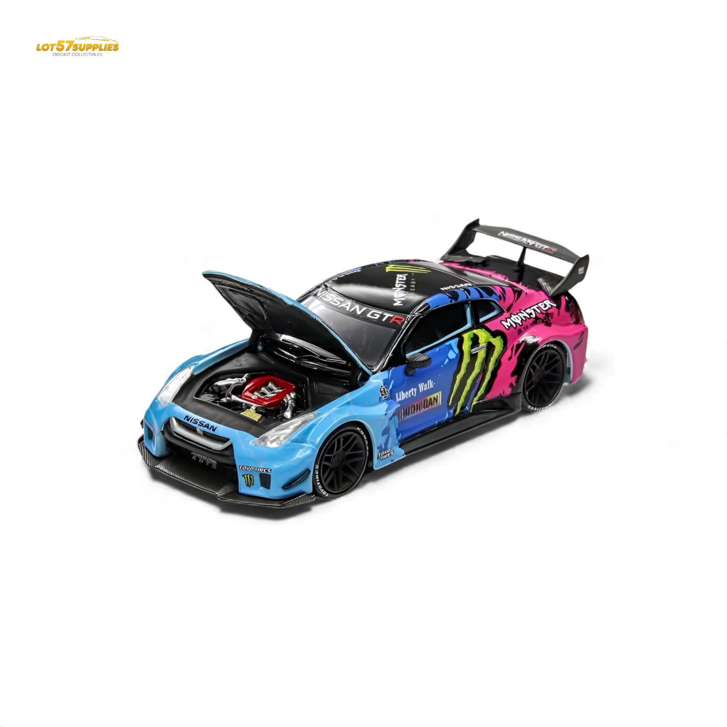 (Pre-Order) Demon King Auto GT-R R35 LBWK Wide-Body - Monster Livery 1 ...