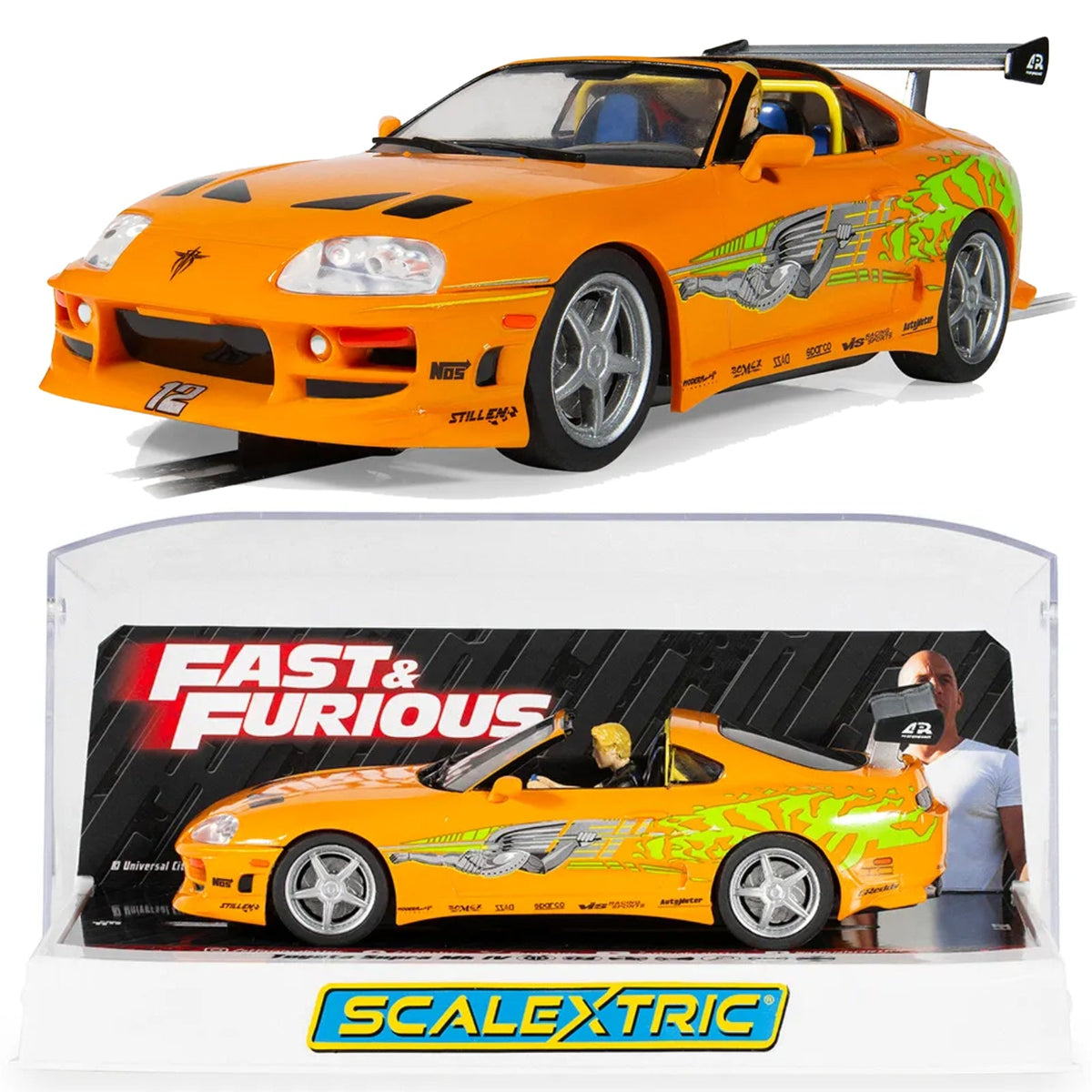 Scalextric C4591 Toyota Supra Brian O'Conner Fast & The Furious 1/32 S ...