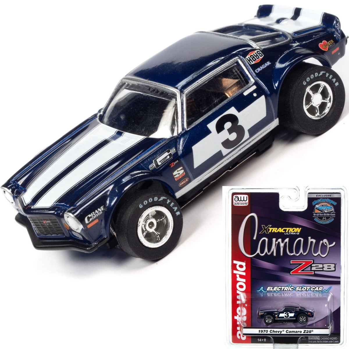 Auto World Exclusive 1970 Chevy Camaro Z28 HO Slot Car for AFX – Island ...