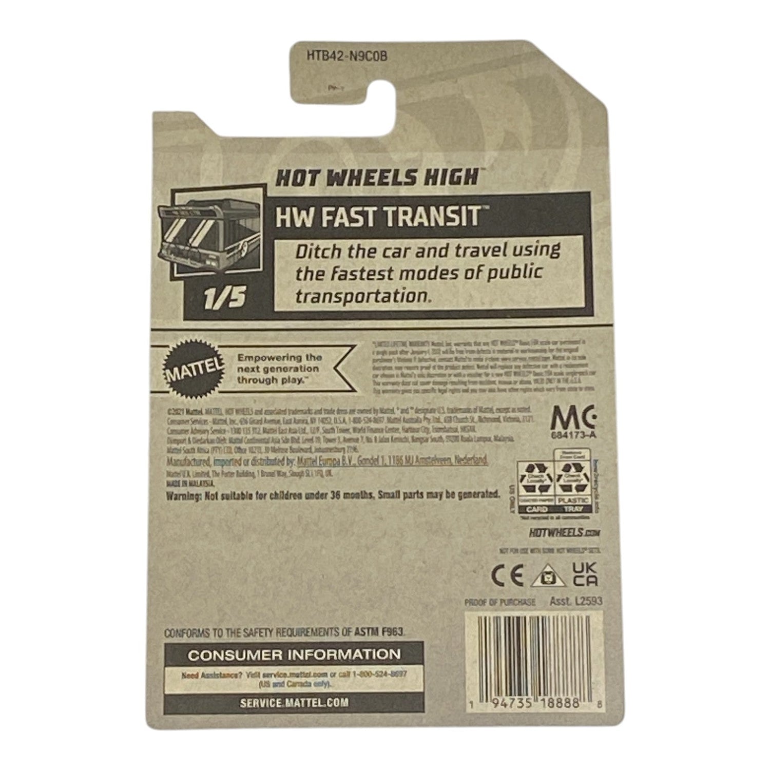 Hot Wheels High - HW Fast Transit Series 1/5 – Island Hobby Nut