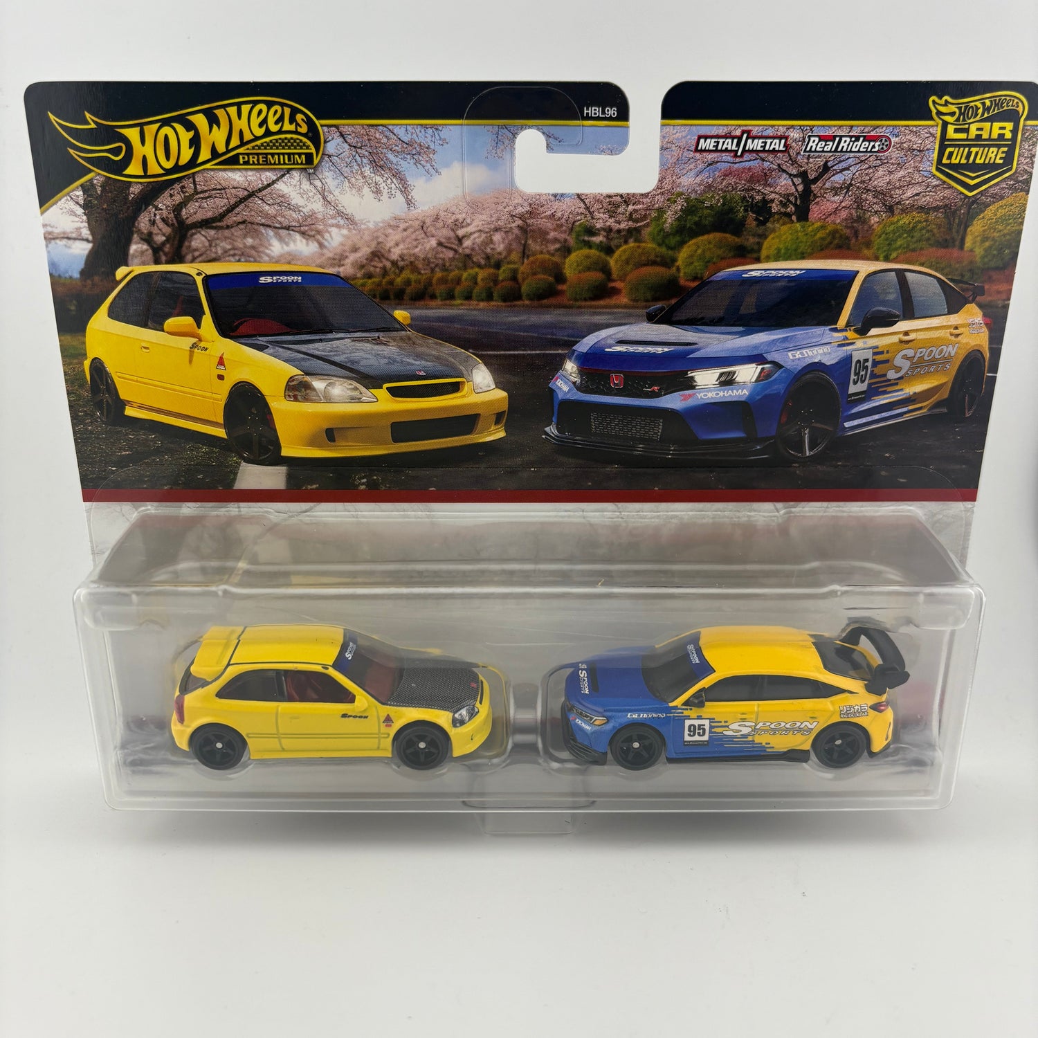 Hot Wheels Car Culture 2-Pack – Honda Civic Type R & ’99 Honda Civic T ...