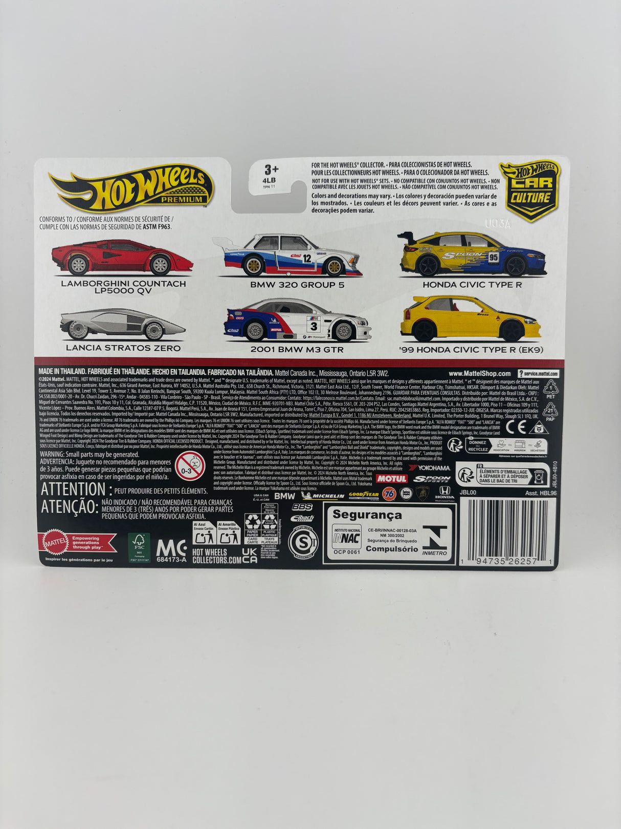 Hot Wheels Car Culture 2-Pack – Honda Civic Type R & ’99 Honda Civic T ...