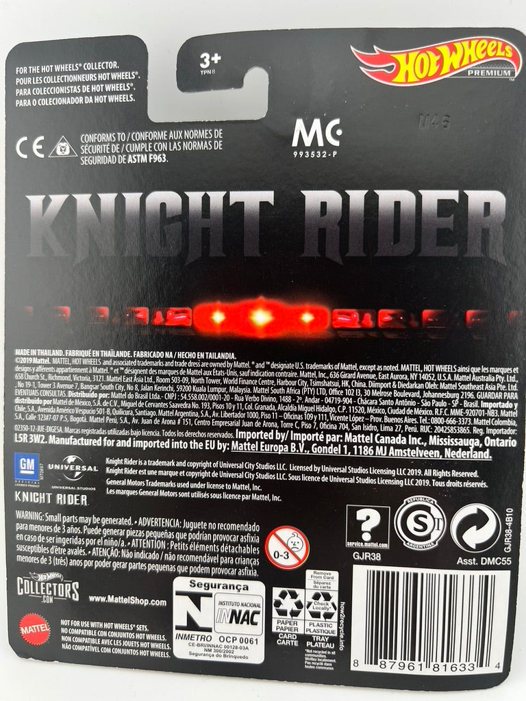 Hot Wheels K.I.T.T. Super Pursuit Mode – Knight Rider (Premium Series ...