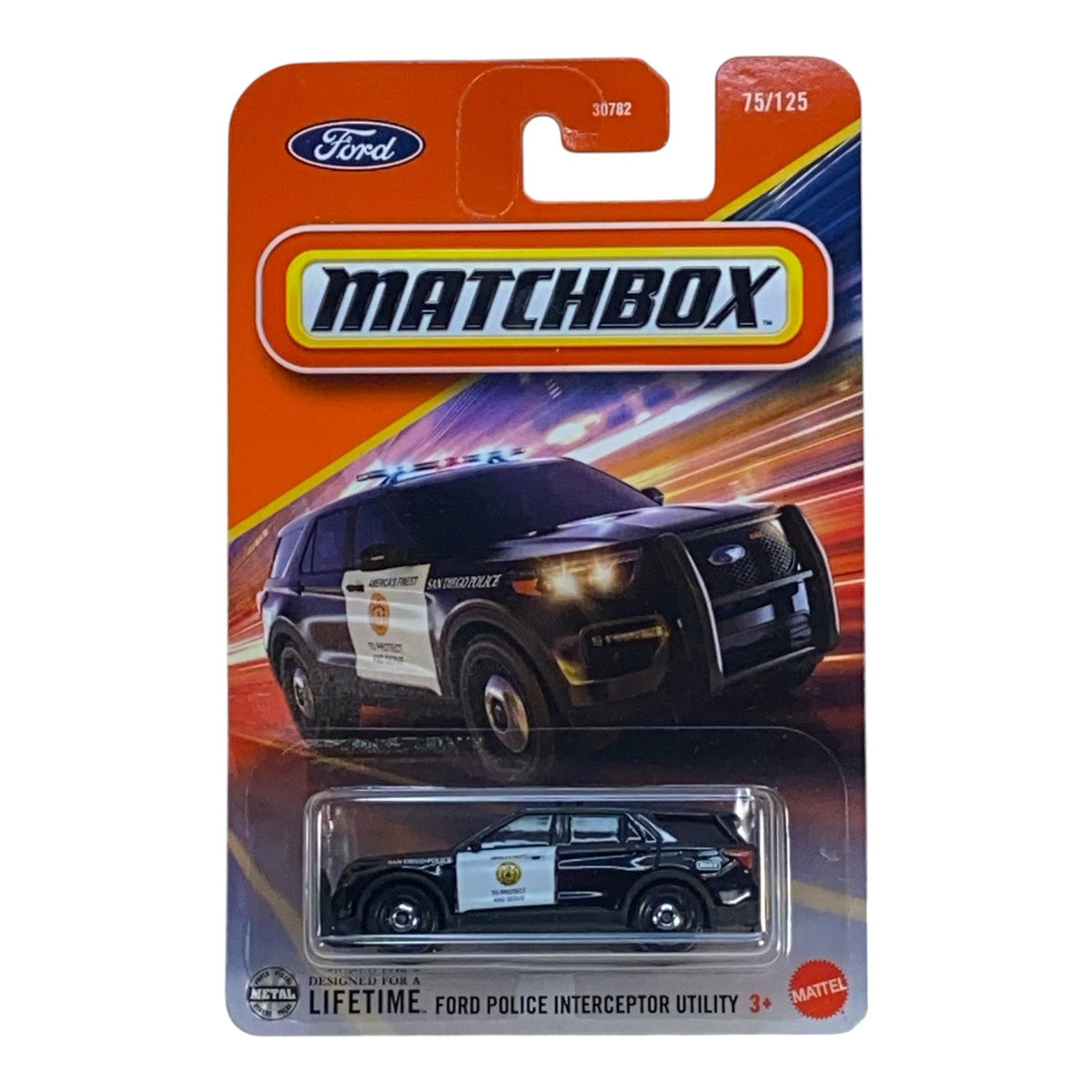 Matchbox Ford Police Interceptor Utility - 2025 Matchbox Series 75/125 ...