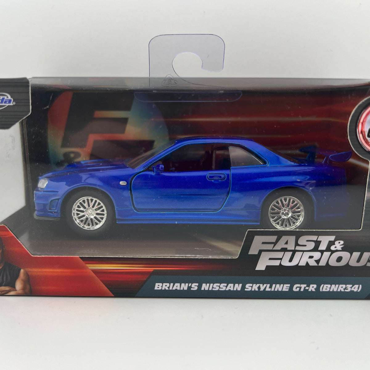 Jada Fast & Furious: Brian's Nissan Skyline GT-R R34 (Blue) 1:32 Scale ...