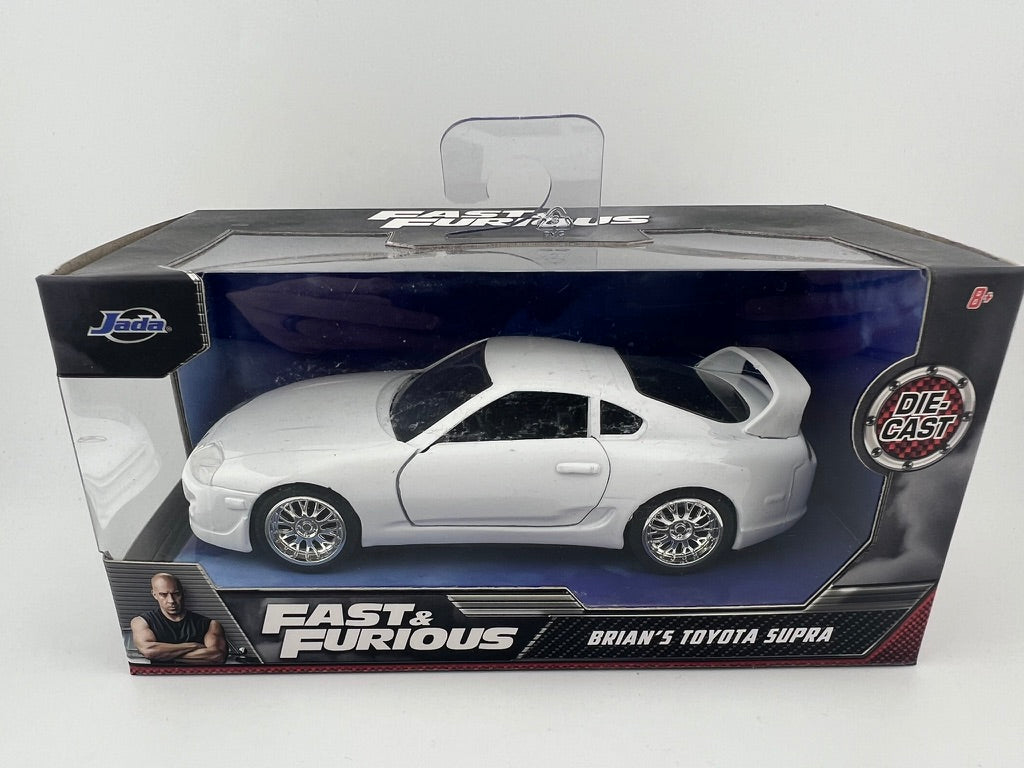 Jada Fast & Furious Brian’s Toyota Supra 1:32 White – Island Hobby Nut