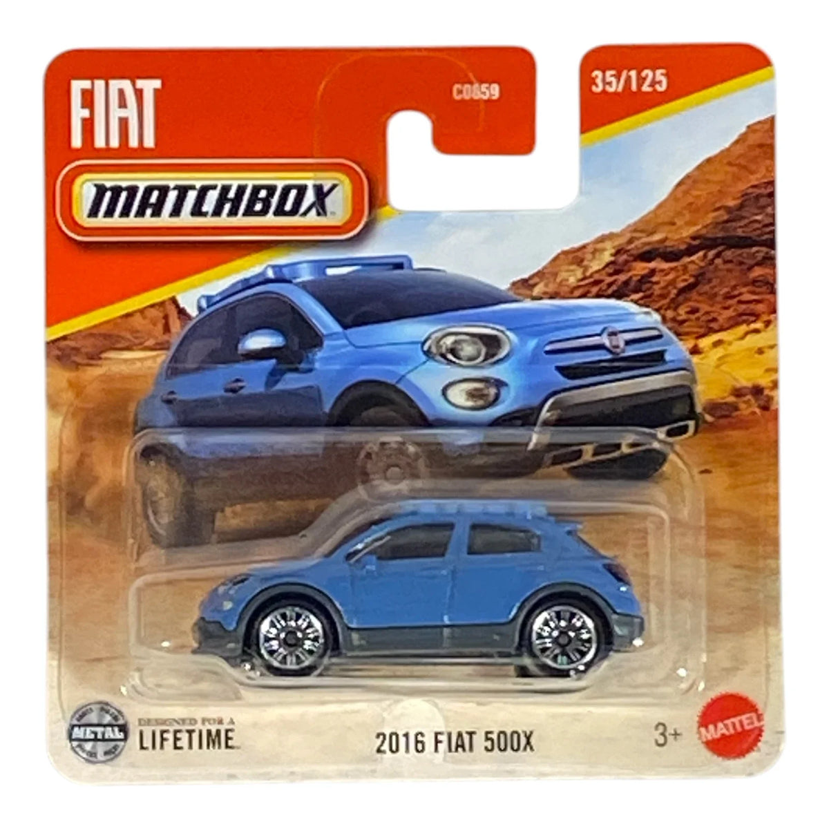 Matchbox 2016 Fiat 500X - 2025 Matchbox Series 35/125 (Short Card ...