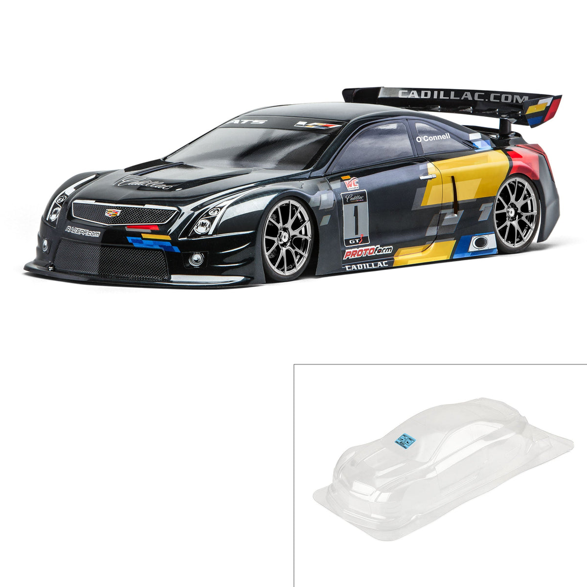 Protoform 1/10 Cadillac ATS-V.R Clear Body 190mm Touring Car – Island ...