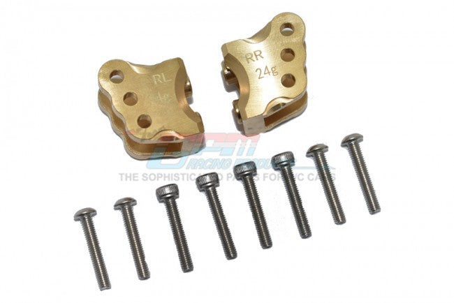 GPM RACING,AXIAL RBX10 RYFT ROCK BOUNCER BRASS REAR AXLE MOUNT SET FOR ...