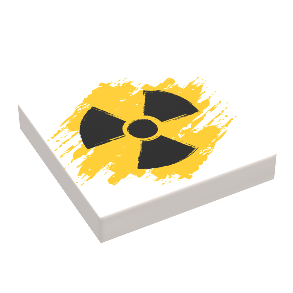 Radioactive Sign (2x2 tile) made using LEGO parts - B3 Customs – Island ...