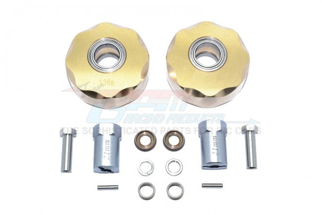 GPM RACING,AXIAL SCX-10 HONCHO BRASS PENDULUM WHEEL KNUCKLE AXLE WEIGH ...