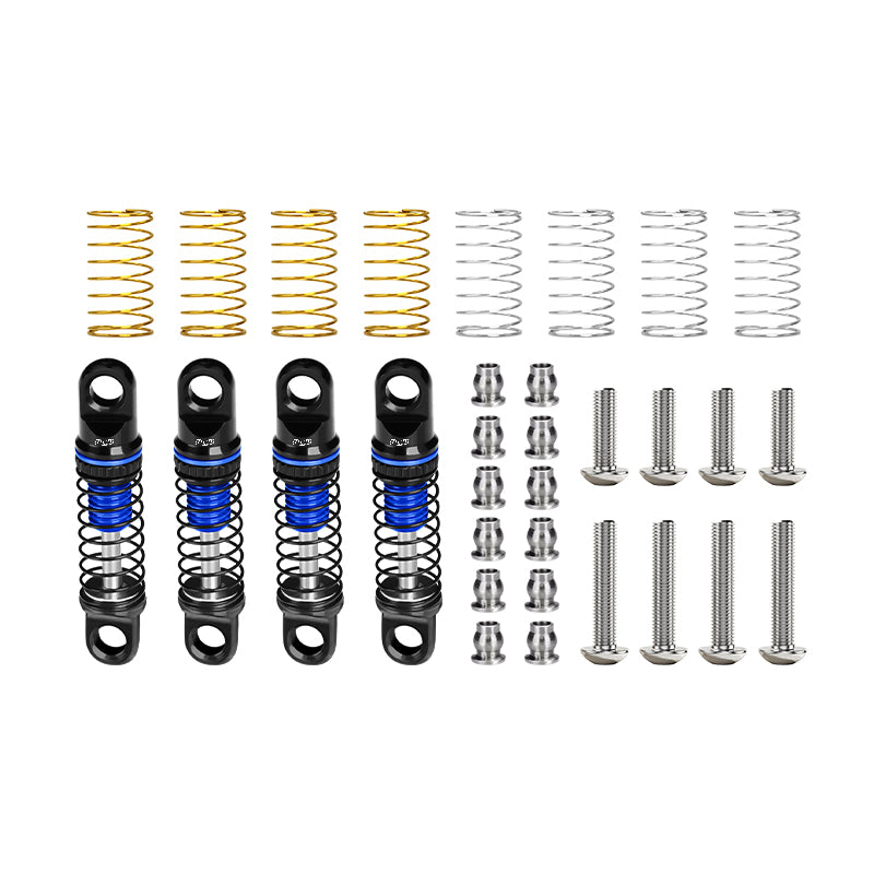 GPM RACING,AXIAL-SCX30 4X4 RTR ALLOY ADJUSTABLE SHOCK SET (4) 22 MM AX ...
