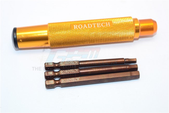GPM RACING,ROADTECH TOOLS MAGNETIC HEX DRIVER WITH PIN (4,5,6MM)-4PC S ...