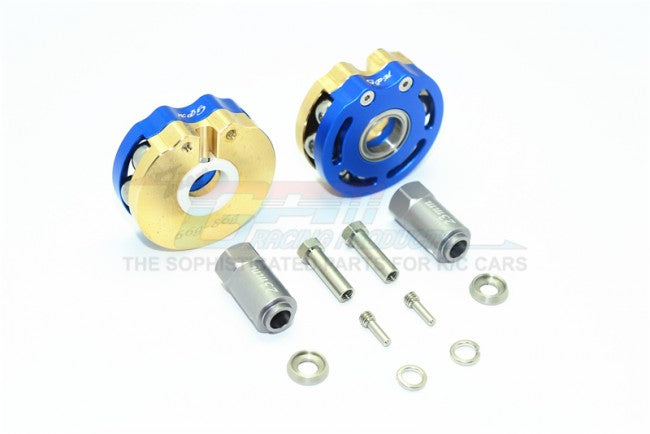 GPM RACING TRAXXAS TRX 4 TRX 6 BRASS PENDULUM WHEEL KNUCKLE AXLE WEIGH ...