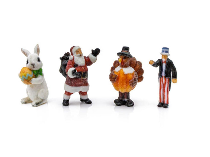 Woodland Scenics A2873 Find Me Figures Holiday Figures - N Scale (4PAC ...