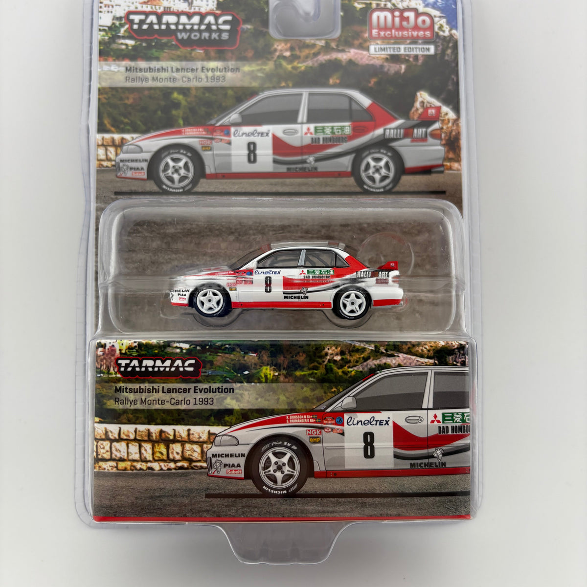 Tarmac Works Mitsubishi Lancer Evolution Rallye Monte-Carlo (MiJo Excl ...