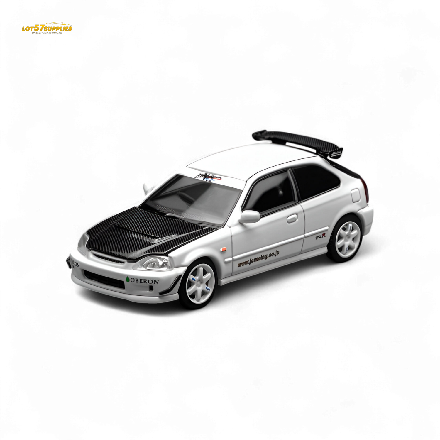 (Pre-Order) Motorhelix Honda Civic Type R (EK9) - J's Racing Livery Wh ...