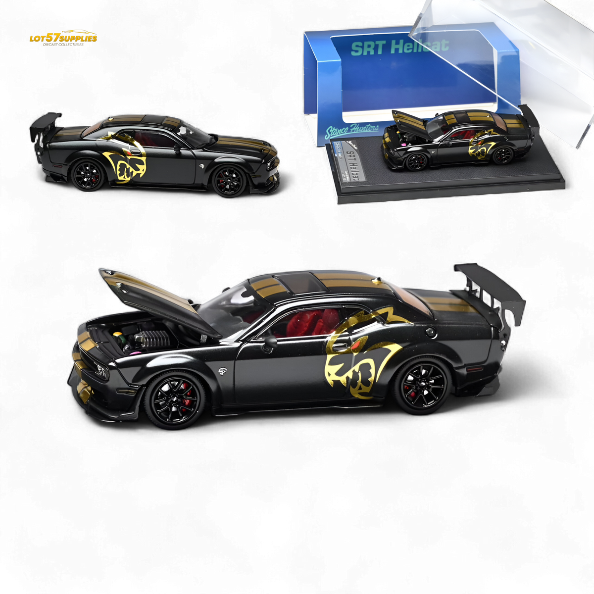 (Pre-Order) Stance Hunters Challenger SRT Hellcat - Midnight Eclipse 1 ...