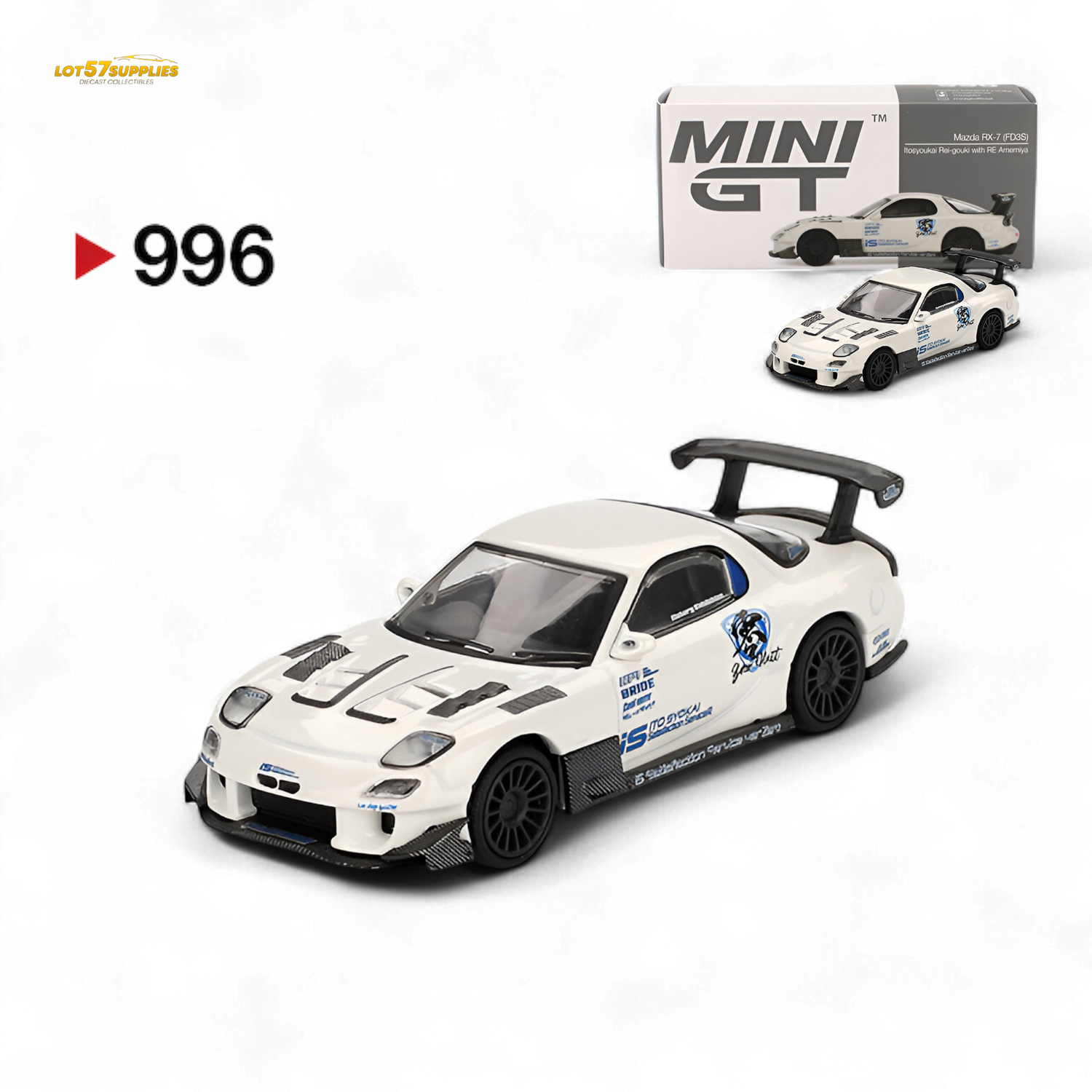 Mini-GT Mazda RX-7 (FD3S) Itosyoukai Rei-gouki withRE Amemiya MGT00996 ...