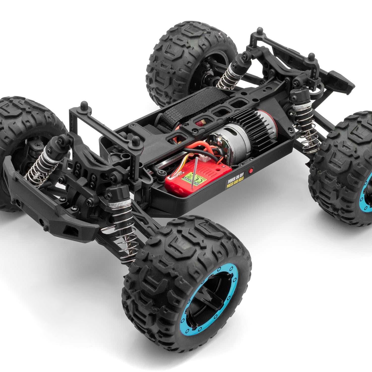 BlackZon Slyder 1/16th RTR 4WD Electric Monster Truck Blue – Island ...