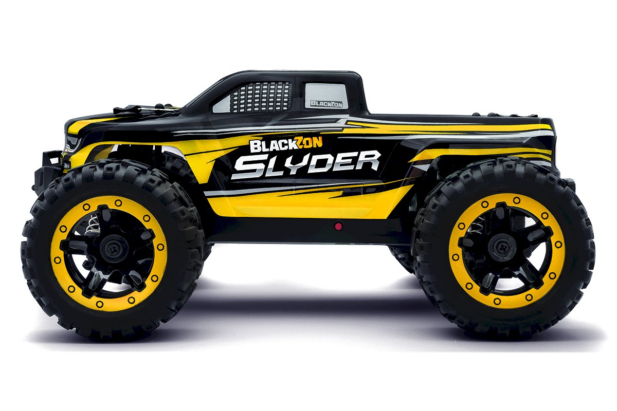 BlackZon Slyder MT 1/16 4WD Electric Monster Truck - RTR - Yellow 5401 ...
