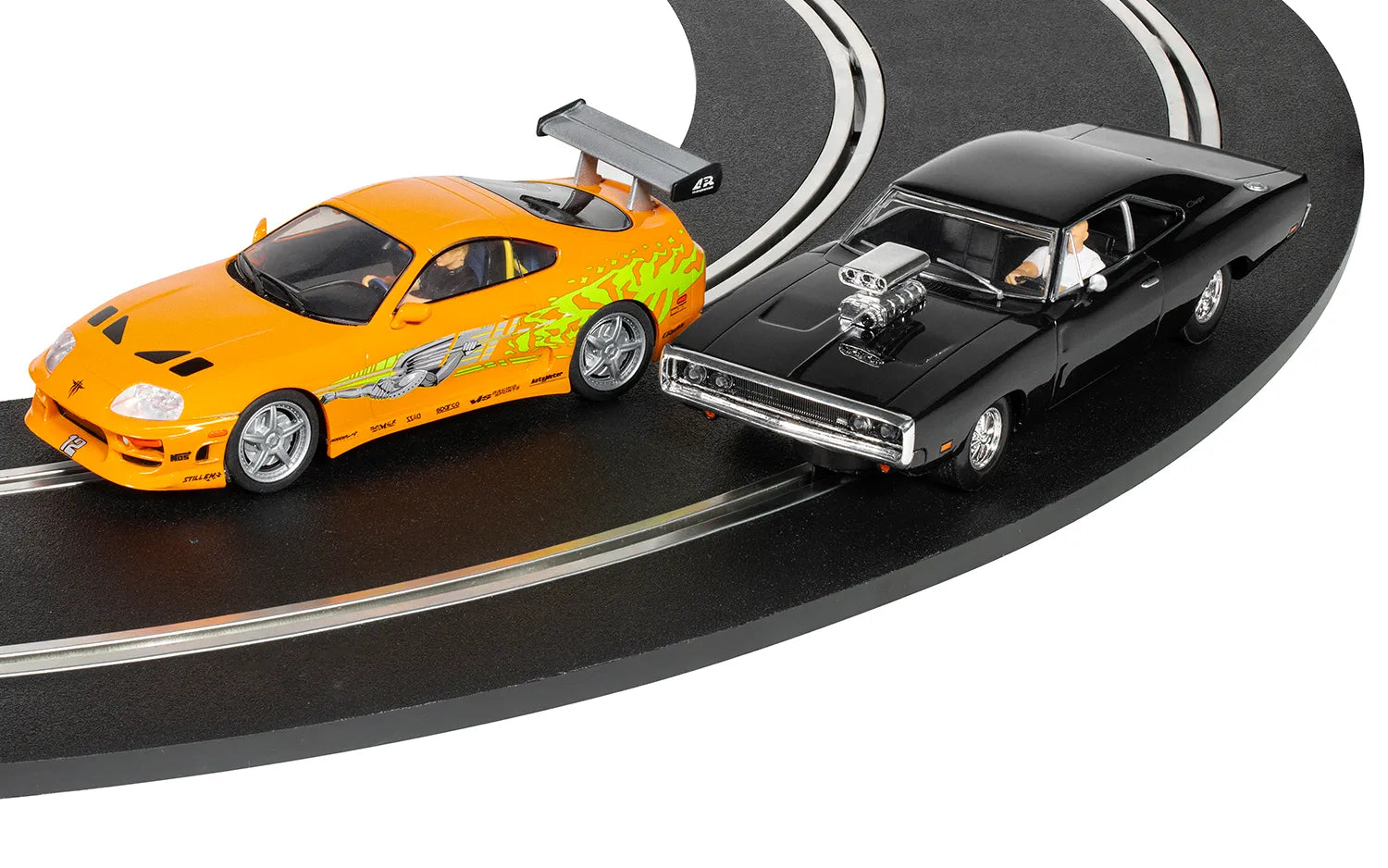 Scalextric Fast & Furious Toyota Supra Dodge Charger 1/32 Slot Car Set ...