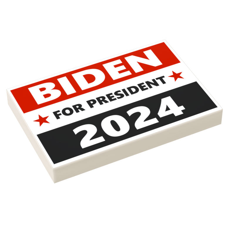 Biden 2024 Election USA Campaign Sign (2x3 Tile) made using LEGO part ...
