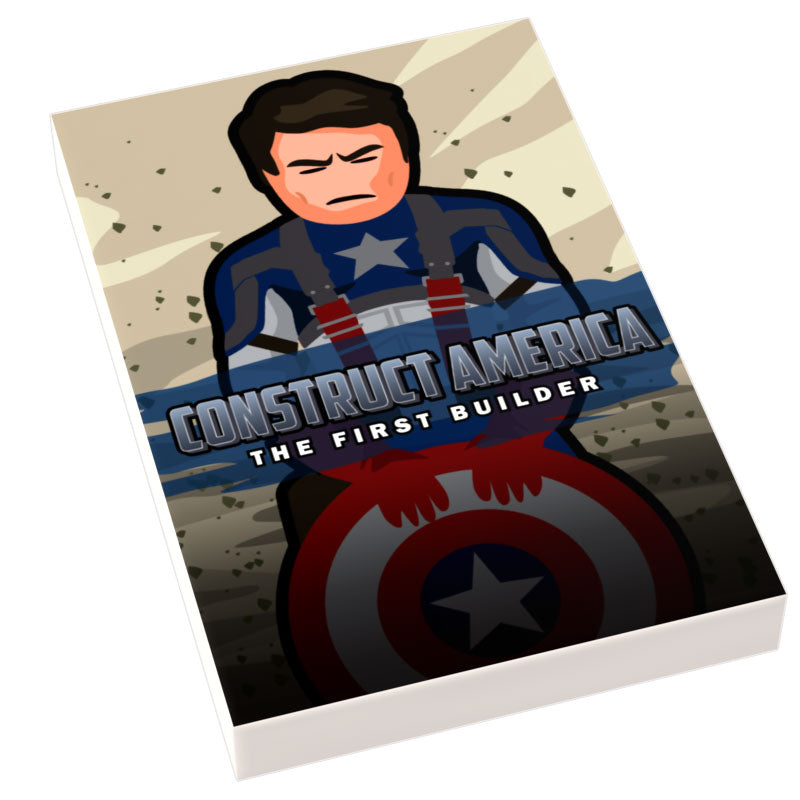 Construct America: First Builder Movie Cover (2x3 Tile) – Island Hobby Nut