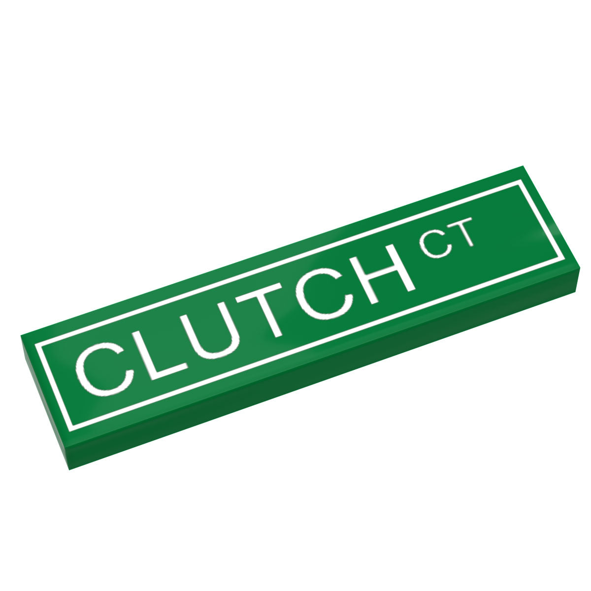 Clutch Court Street Sign made with LEGO part (1x4 Tile) - B3 Customsk ...