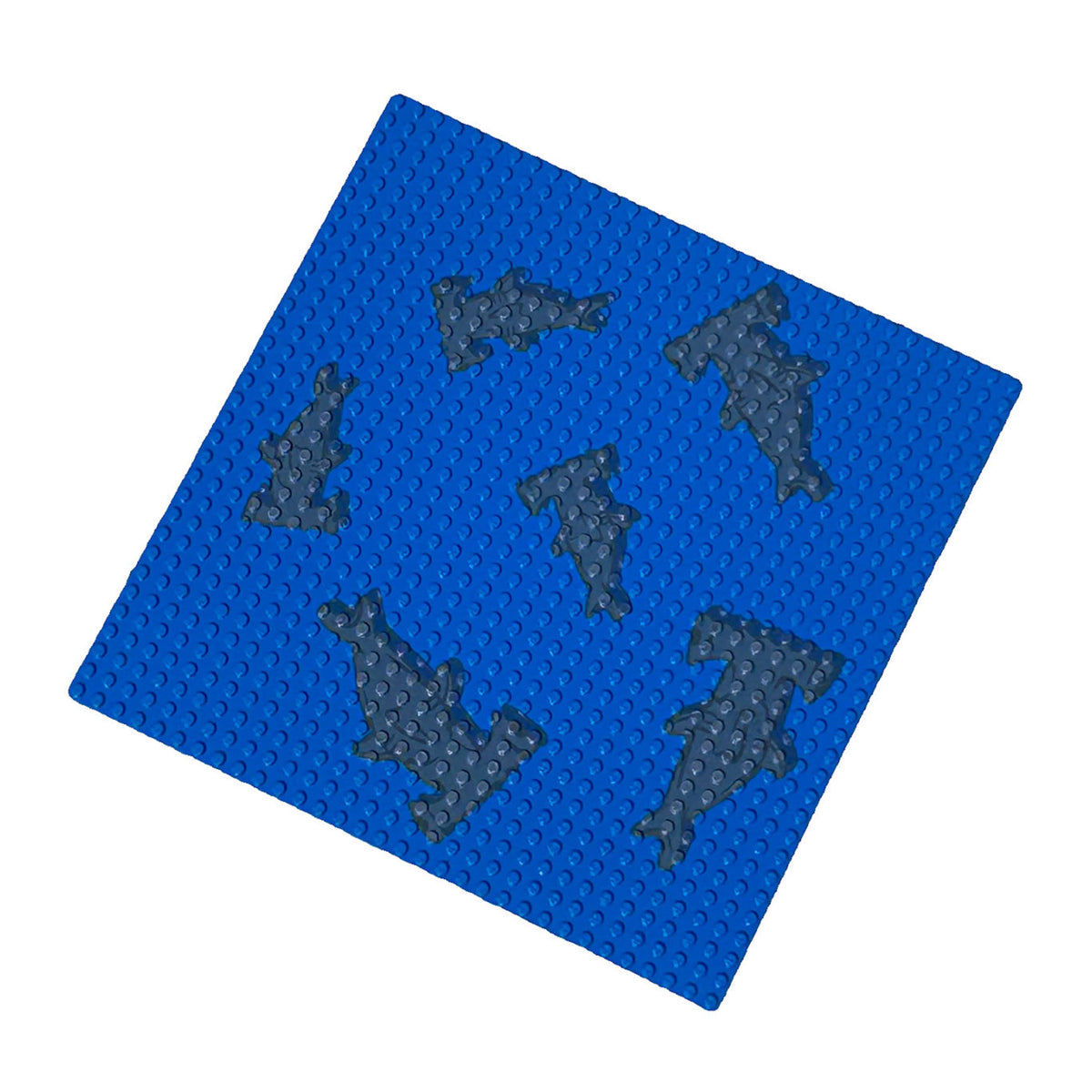 School of Hammerhead Sharks made with LEGO Baseplate - B3 Customs ...