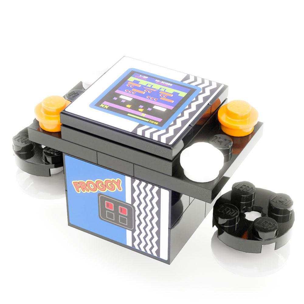 Froggy 2-Player Classic Arcade made using LEGO parts - B3 Customs ...