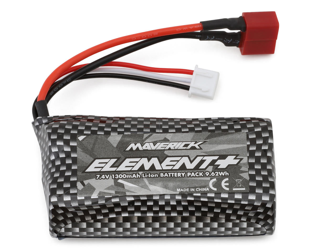 Maverick MVK150544 Element+ Li-Ion Battery (7.4V/1300mAh) w/T-Style ...
