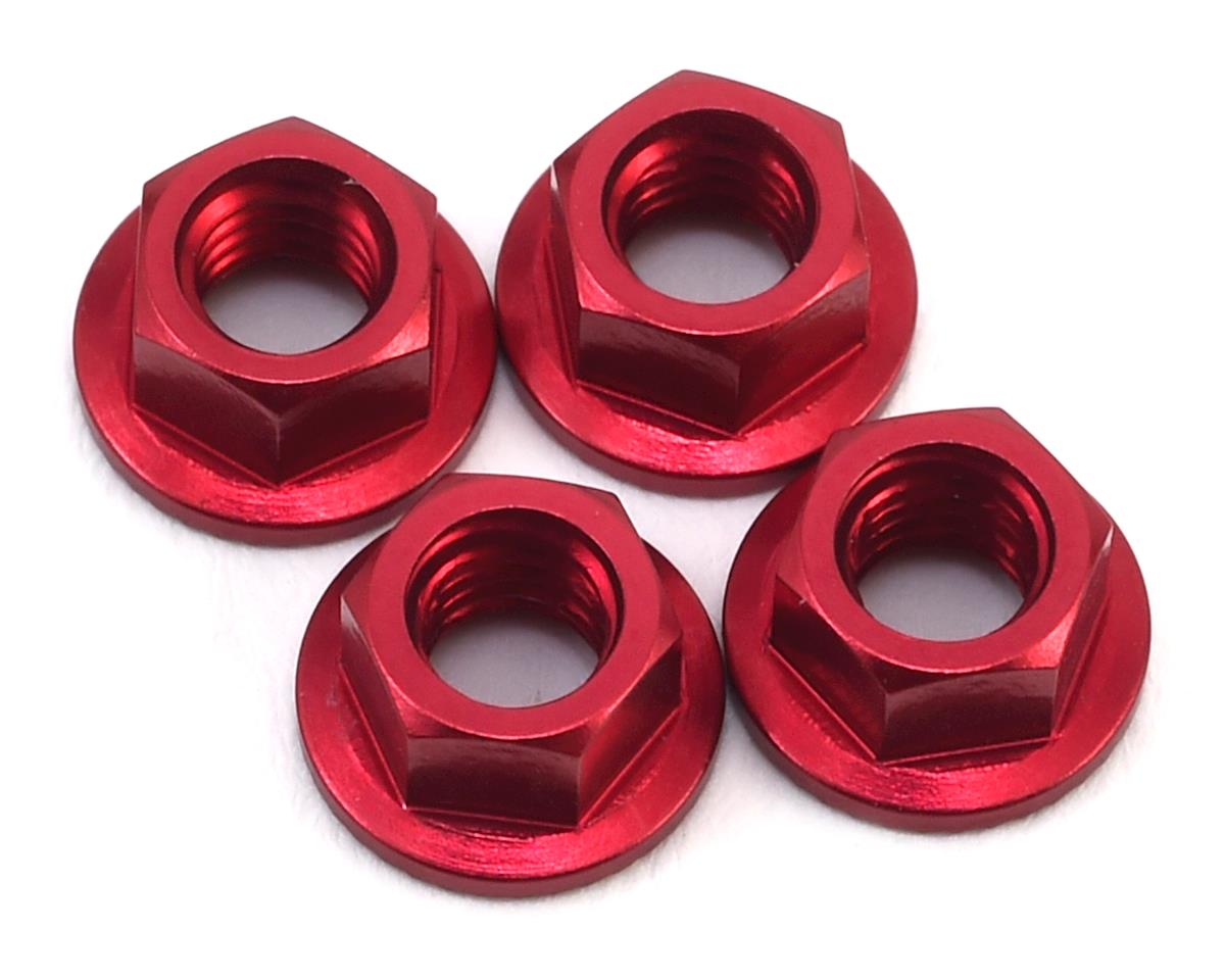 MST 820001R Alum. wheel nut (red) (4) – Island Hobby Nut