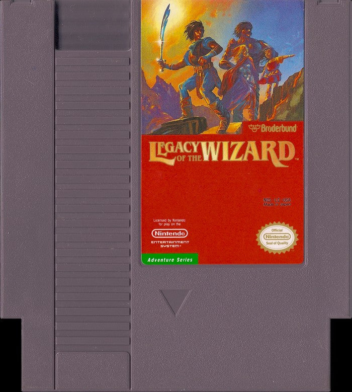 Loose NES Cart - Legacy of the Wizard – Island Hobby Nut