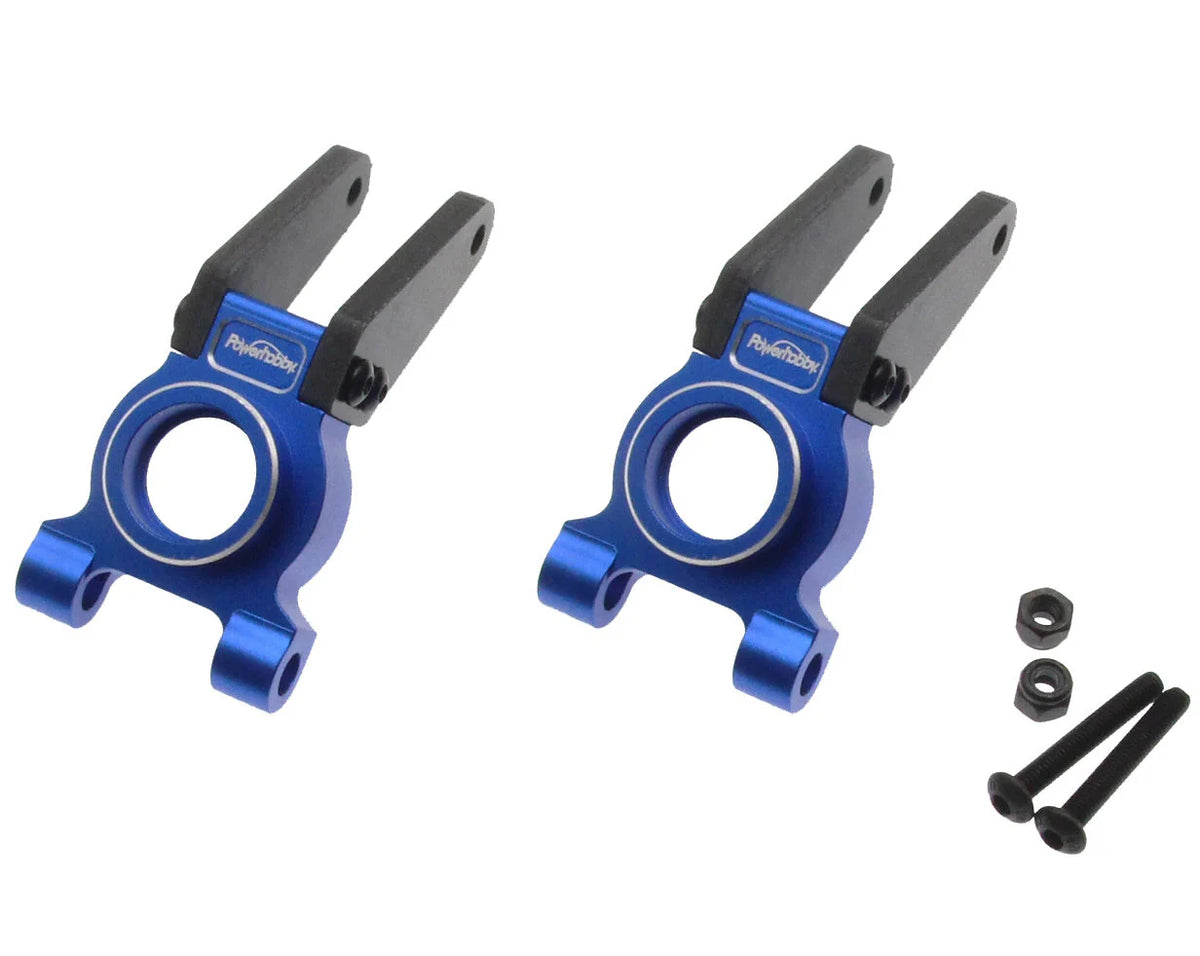 Powerhobby phb6514 Aluminum Rear Upright Rear Hub CarrierBlue Arrma Go ...
