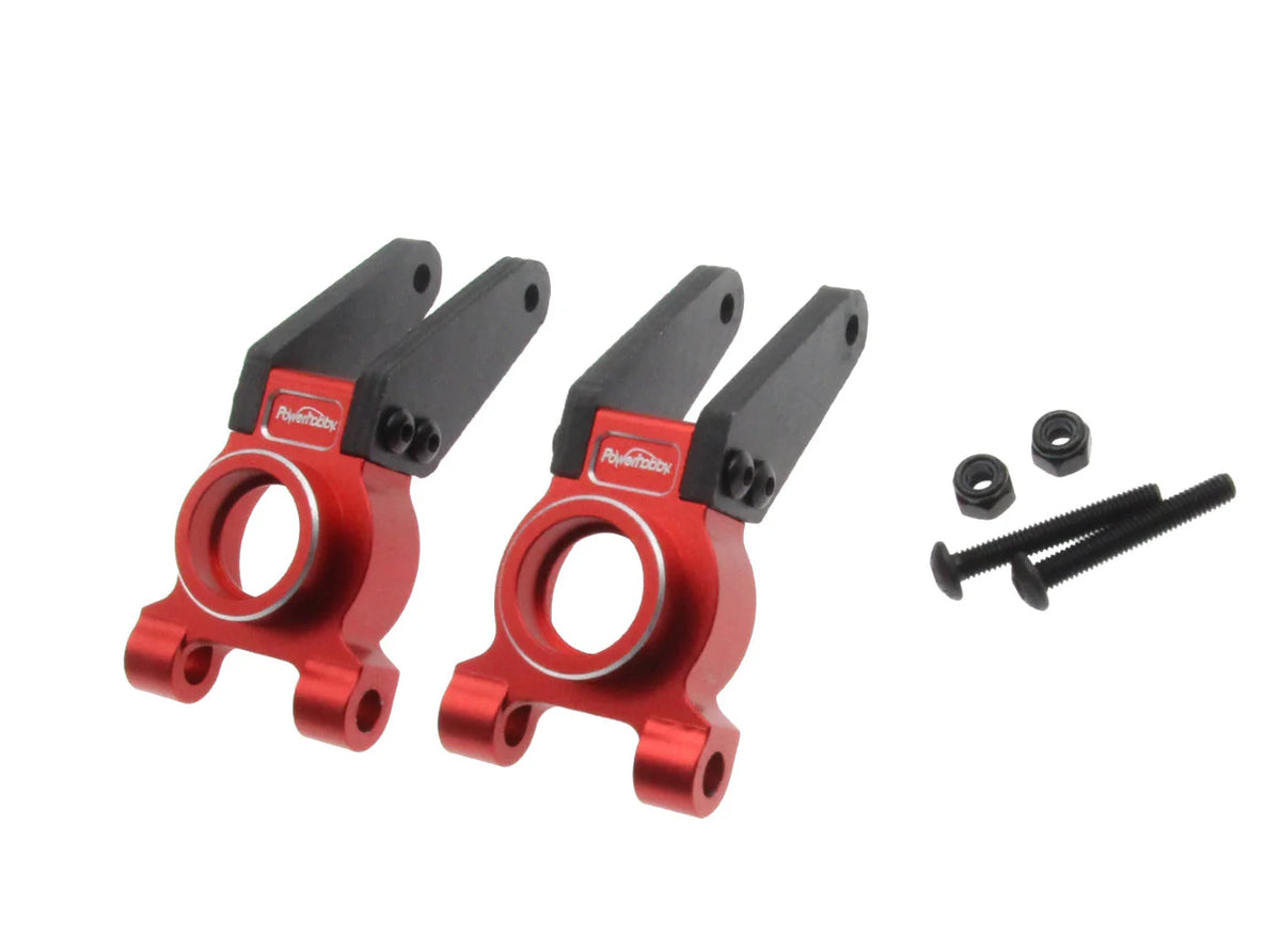 Powerhobby phb6514 Aluminum Rear Upright Rear Hub Carrier Red Arrma Go ...