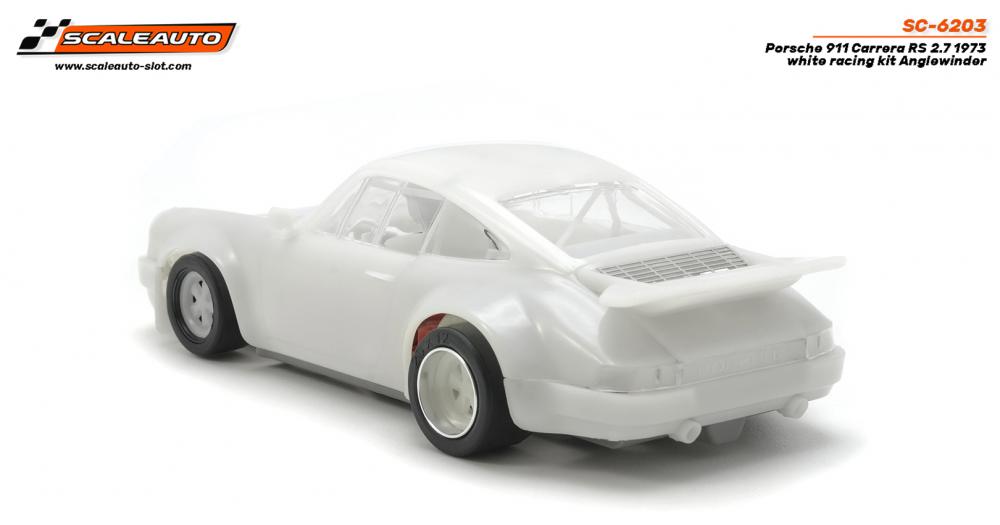 Scaleauto 1973 Porsche 911 Carrera RS 2.7 White Kit 1/32 Slot Car SC-6 ...