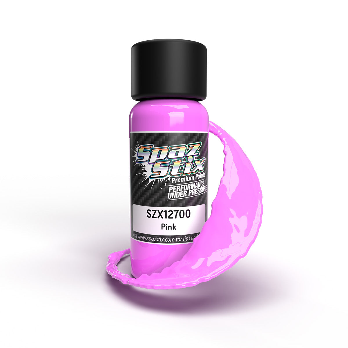 SPAZ STIX 12700 Solid Pink Airbrush Ready Paint, 2oz Bottle – Island ...