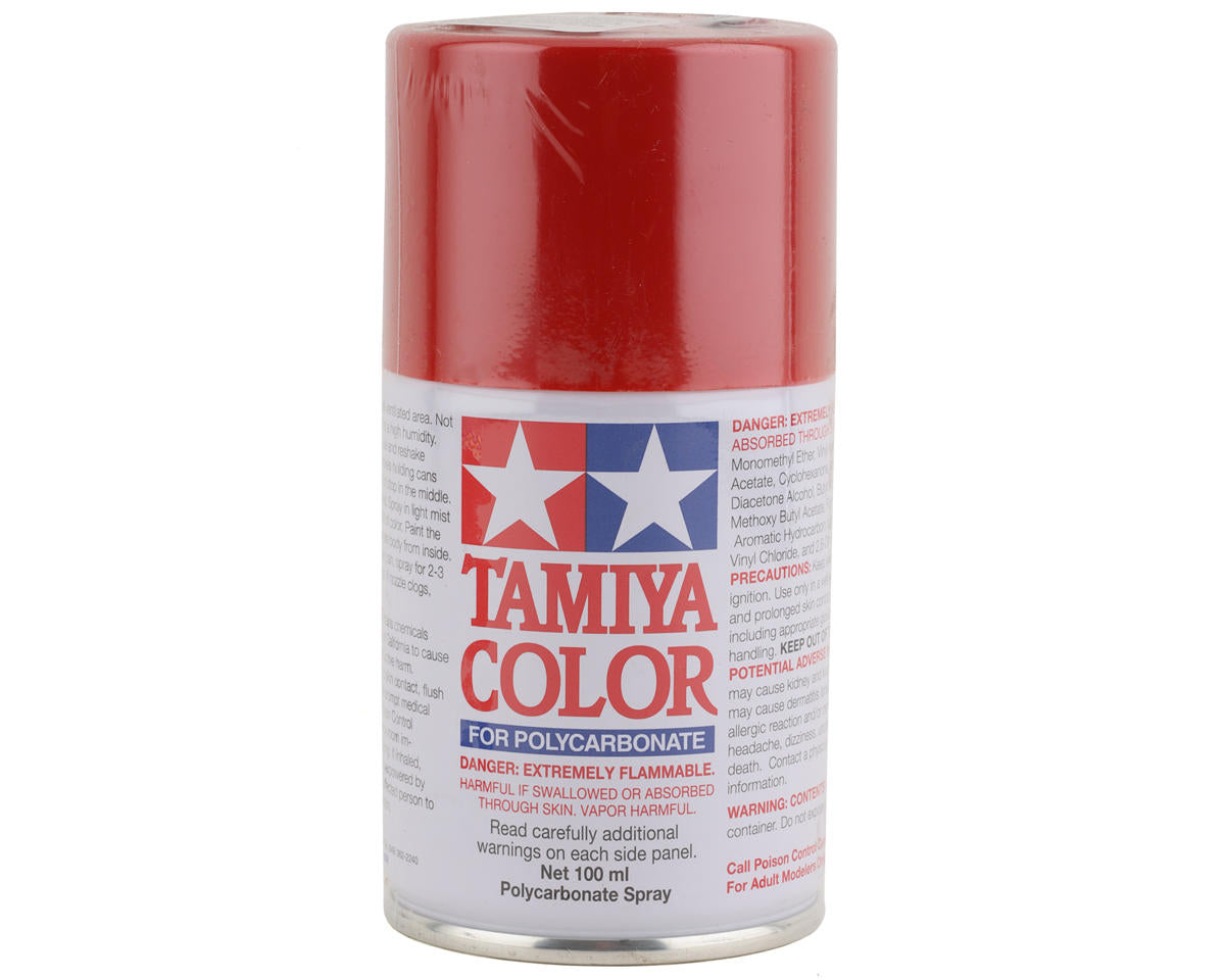 Tamiya PS-60 Bright Mica Red Lexan Spray Paint (100ml) – Island Hobby Nut