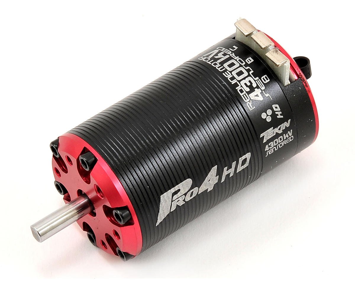Tekin TEKTT2518 Pro4 HD 4-Pole Brushless 550 Motor w/5mm Shaft (4,300k ...