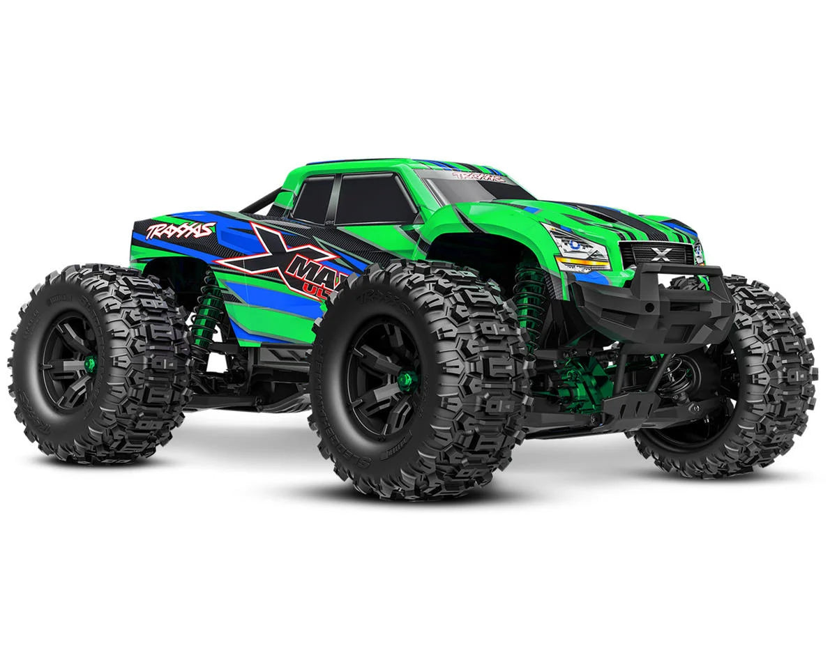 Traxxas 77097-4-GRNX X-Maxx Ultimate 8S 4WD Brushless RTR Monster Truc ...