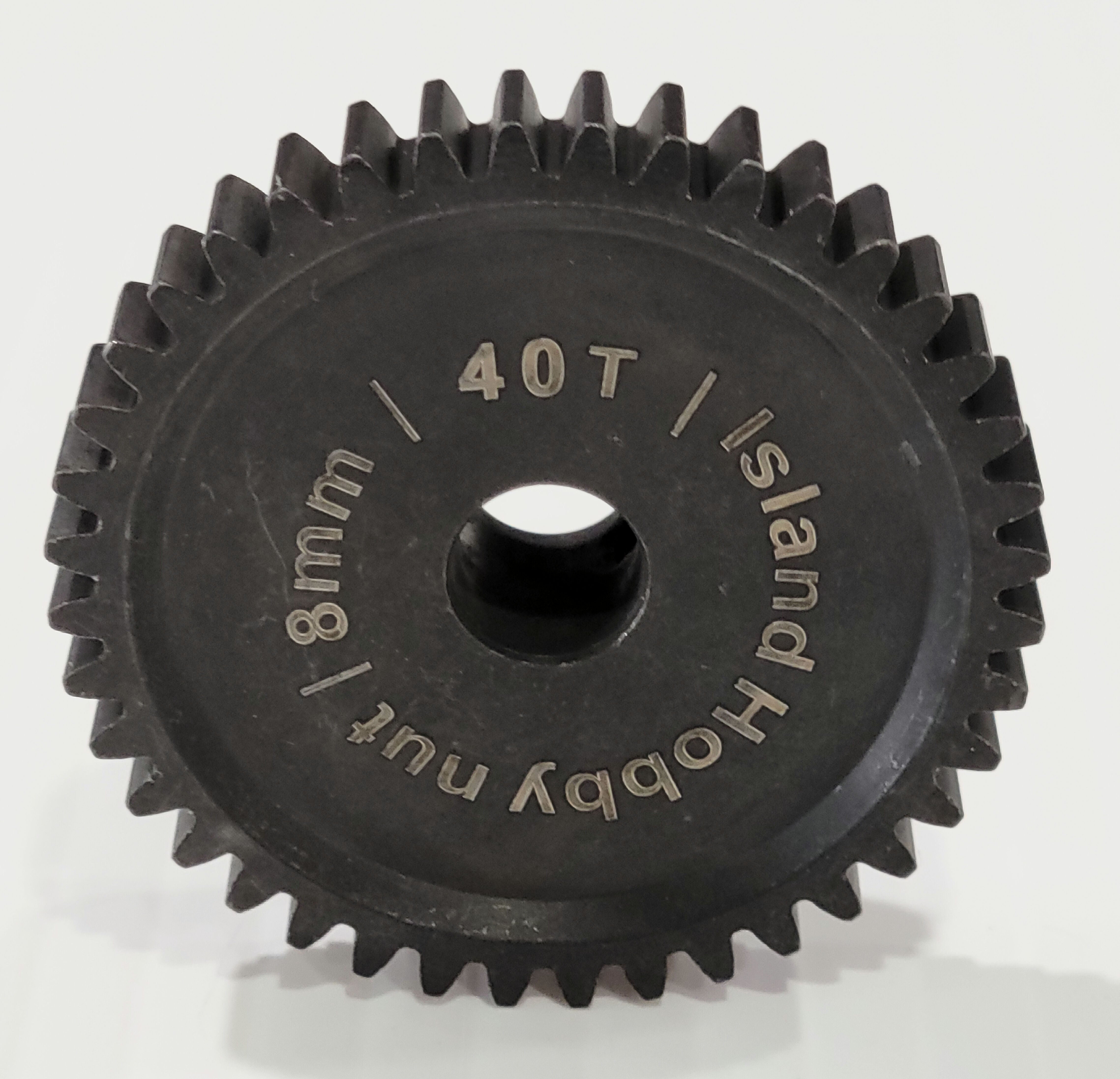 IslandHobbyNut 40T 8MM Mod1 Pinion Gear HARDENED STEEL – Island Hobby Nut