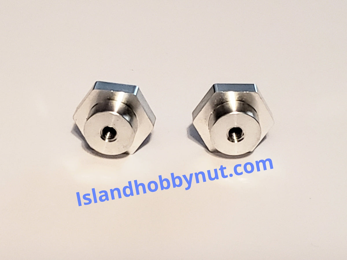SERPENT STYLE ALUMINUM WHEEL ADAPTORS ( Front 2pcs ) – Island Hobby Nut