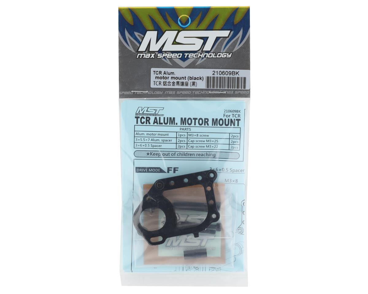 MST 210609BK TCR Aluminum Motor Mount (Black) – Island Hobby Nut