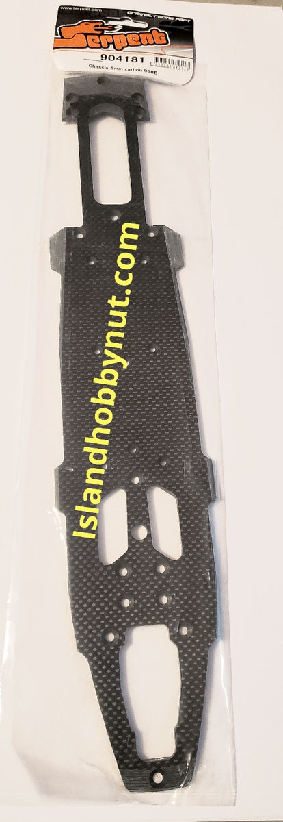 Serpent 988-E Carbon Fiber Chassis 5mm #904181 – Island Hobby Nut