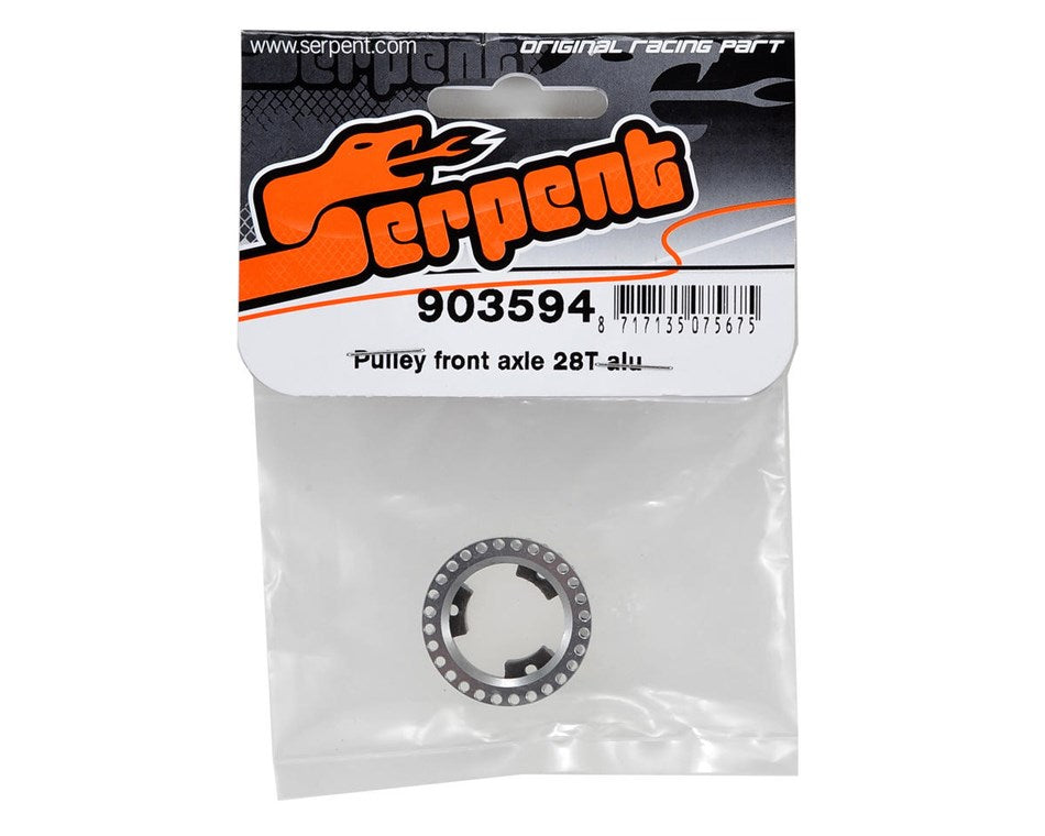 Serpent 903594 Aluminum Front Axle Pulley (28T) – Island Hobby Nut