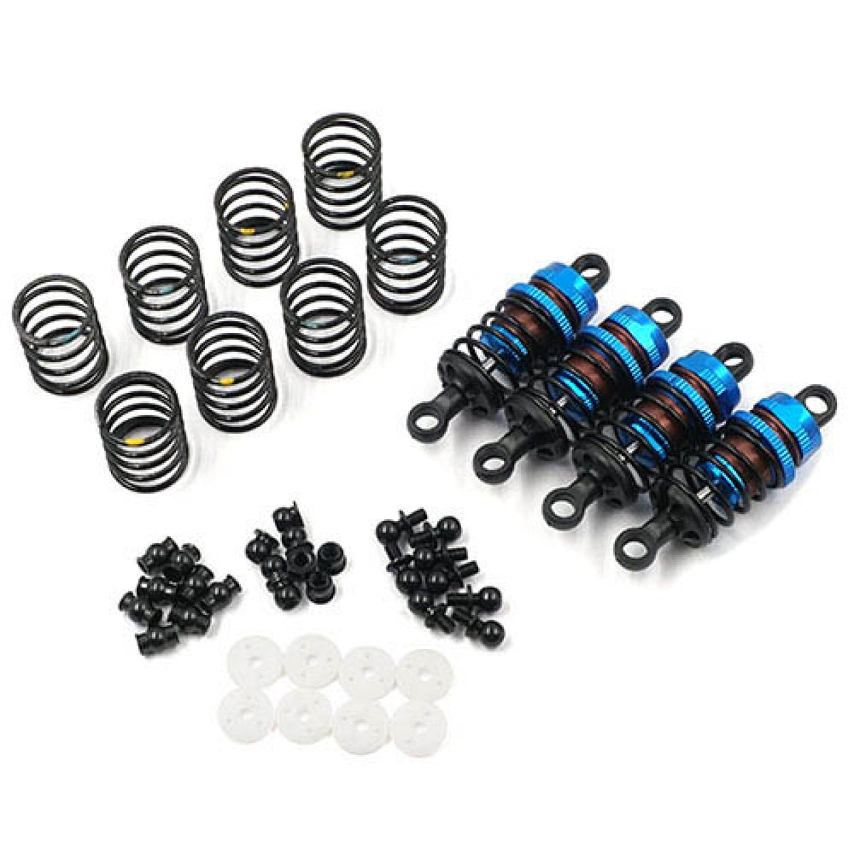Yeah Racing BBG-0050BU Aluminum Big Bore Go 50mm Damper 4pcs 1/10 RC T ...