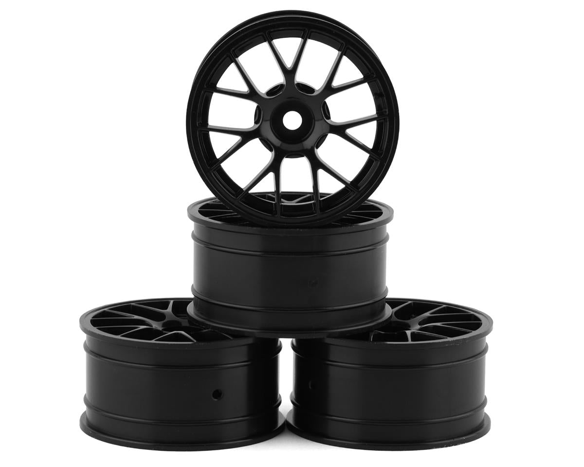 MST TCR-M RE 24.5mm Touring Car Wheels (Black) (4) (+1mm Offset ...